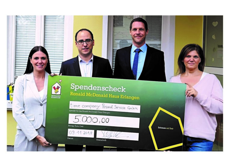 Spende statt Weihnachtsgeschenke 2018 – time company